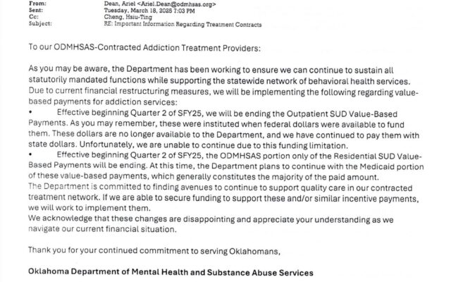 'Pulling in opposite directions': Budget hole triggers Oklahoma mental ...