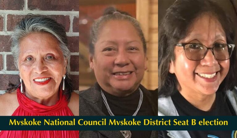 Three familiar candidates campaign for open Mvskoke District B seat