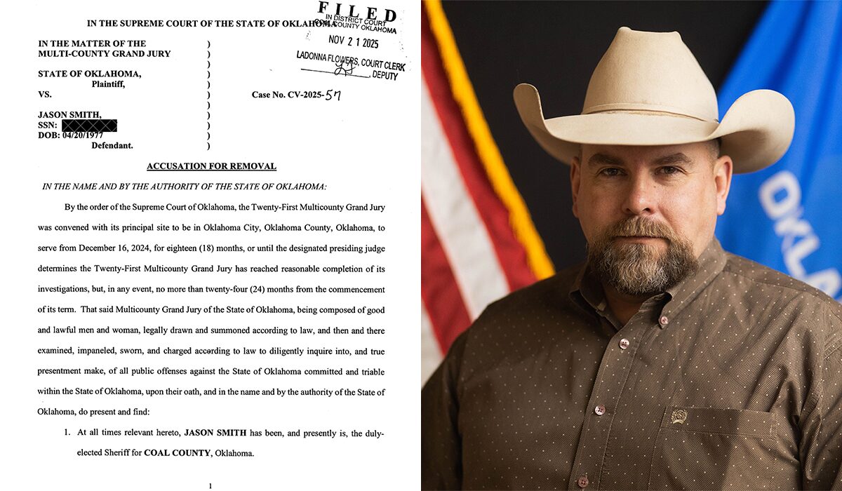 Coal County Sheriff Jason Smith, Undersheriff Jesse Yother indicted by ...